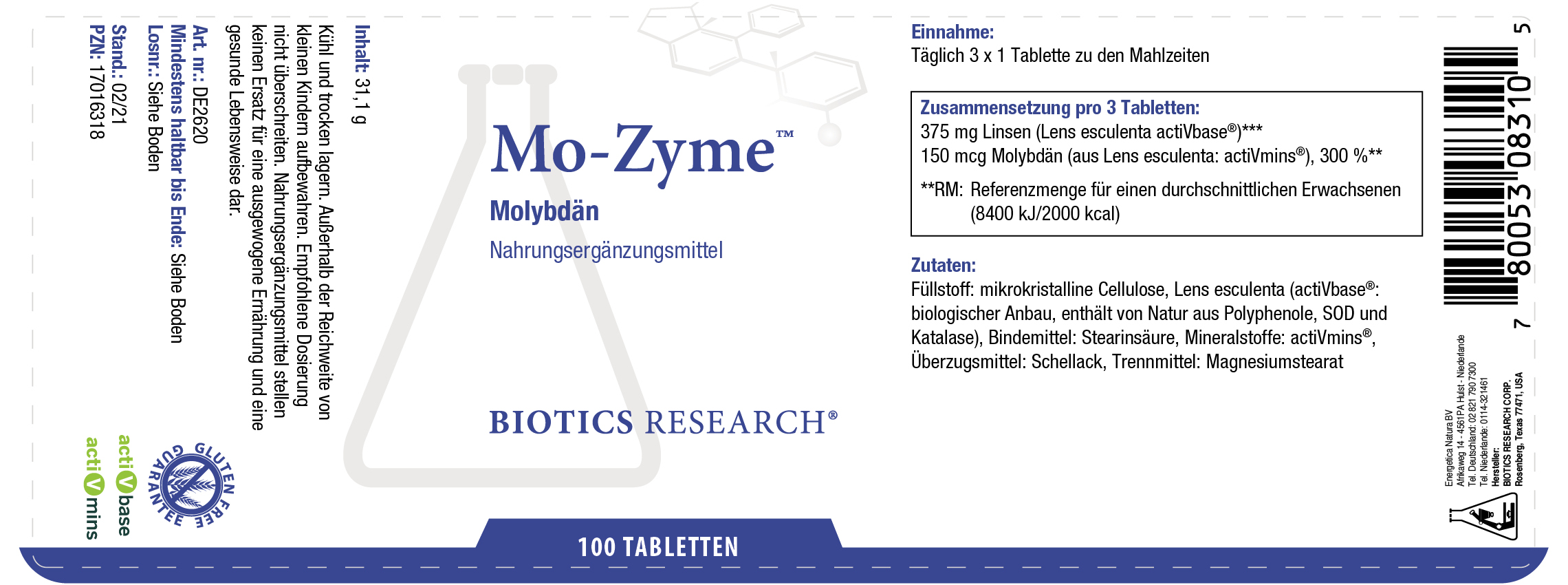Mo-Zyme | Wirkung & Vorteile | Energetica Natura